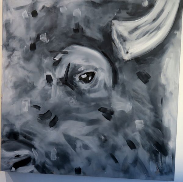 Bison Paintings (2021) – Adrian Stimson